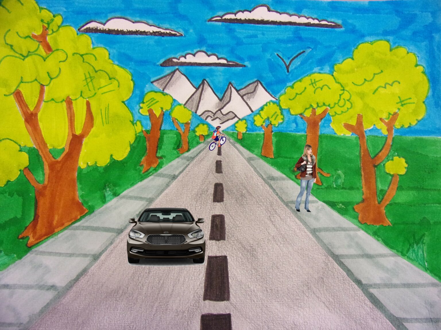 Projet Arts plastiques des 4èmes : "Paysage en perspective"