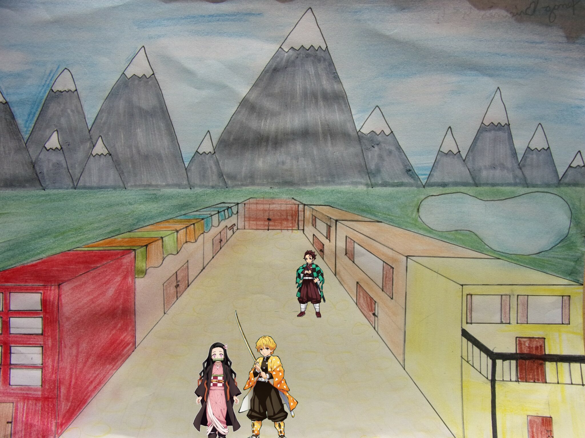 Projet Arts plastiques des 4èmes : "Paysage en perspective"